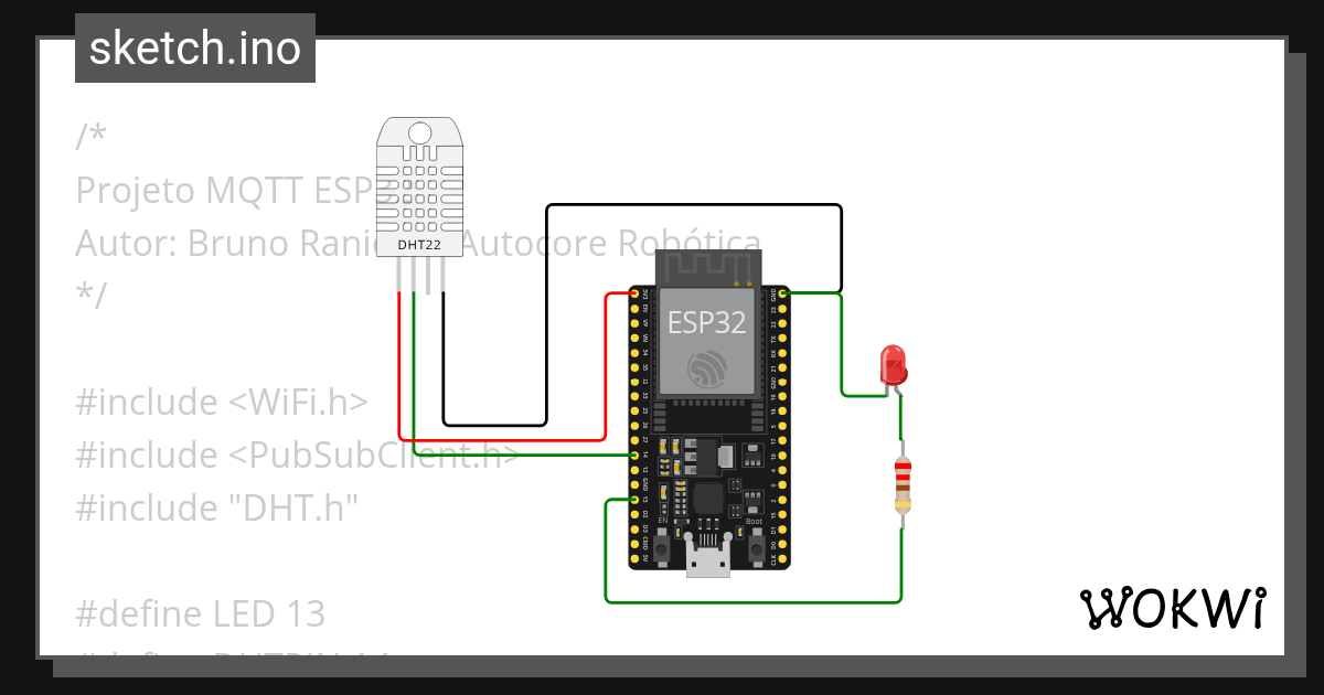 ESP-32 - Wokwi ESP32, STM32, Arduino Simulator