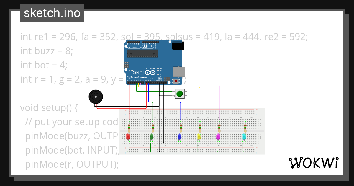 Megalovania - Wokwi ESP32, STM32, Arduino Simulator