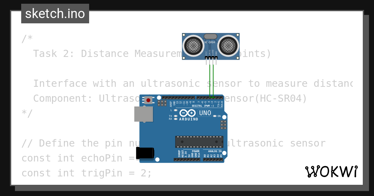 Distance Measurement Midterm Wokwi Esp32 Stm32 Arduino Simulator 7854