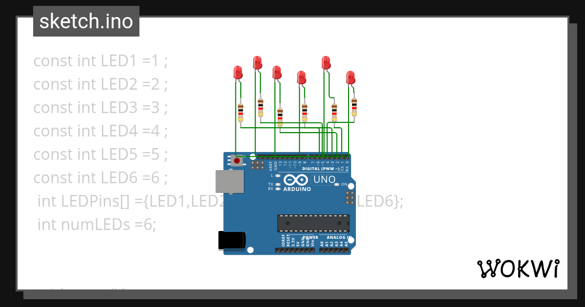 LED1 - Wokwi ESP32, STM32, Arduino Simulator