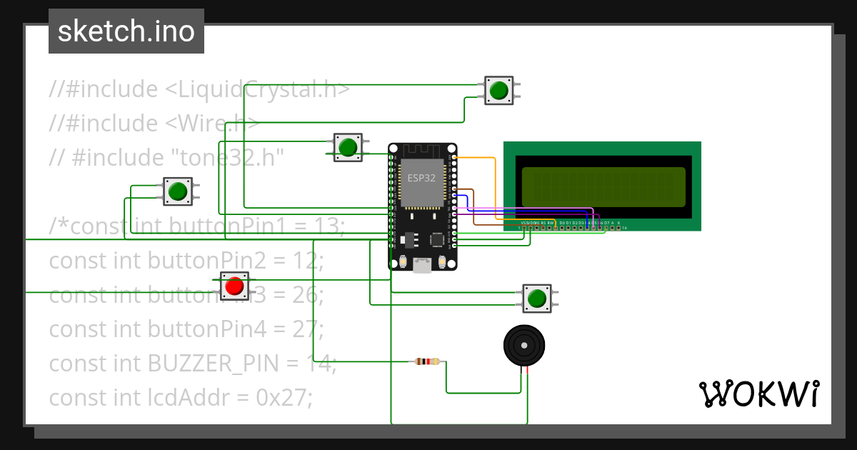 lcd interfacing with ESP32 Copy (16) - Wokwi ESP32, STM32, Arduino ... lcd interfacing with ESP32 Copy (16) - Wokwi ESP32, STM32, Arduino ...