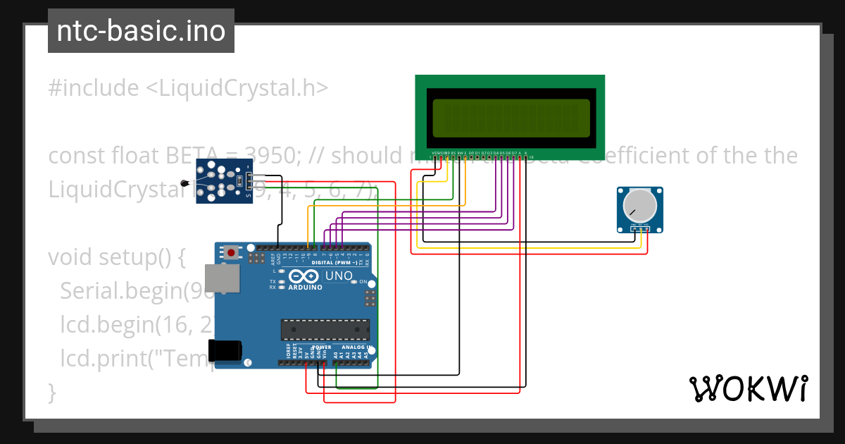 Adafruit ntc ino Copy Wokwi ESP32 STM32 Arduino Simulator