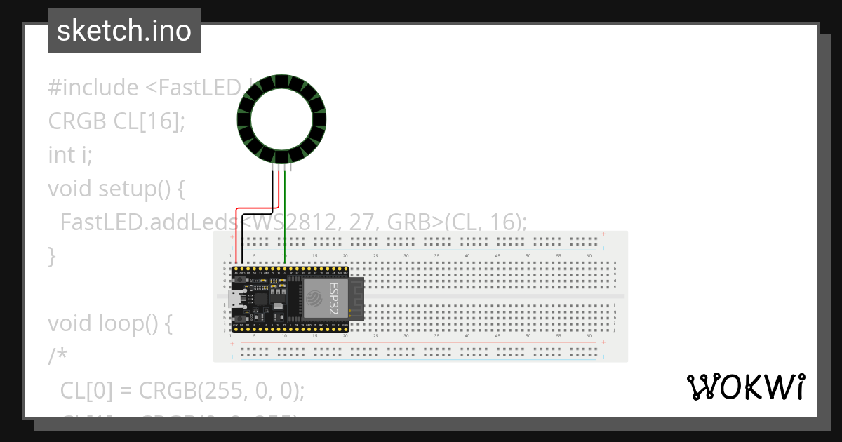 หลอดไฟ Wokwi Esp32 Stm32 Arduino Simulator 3096