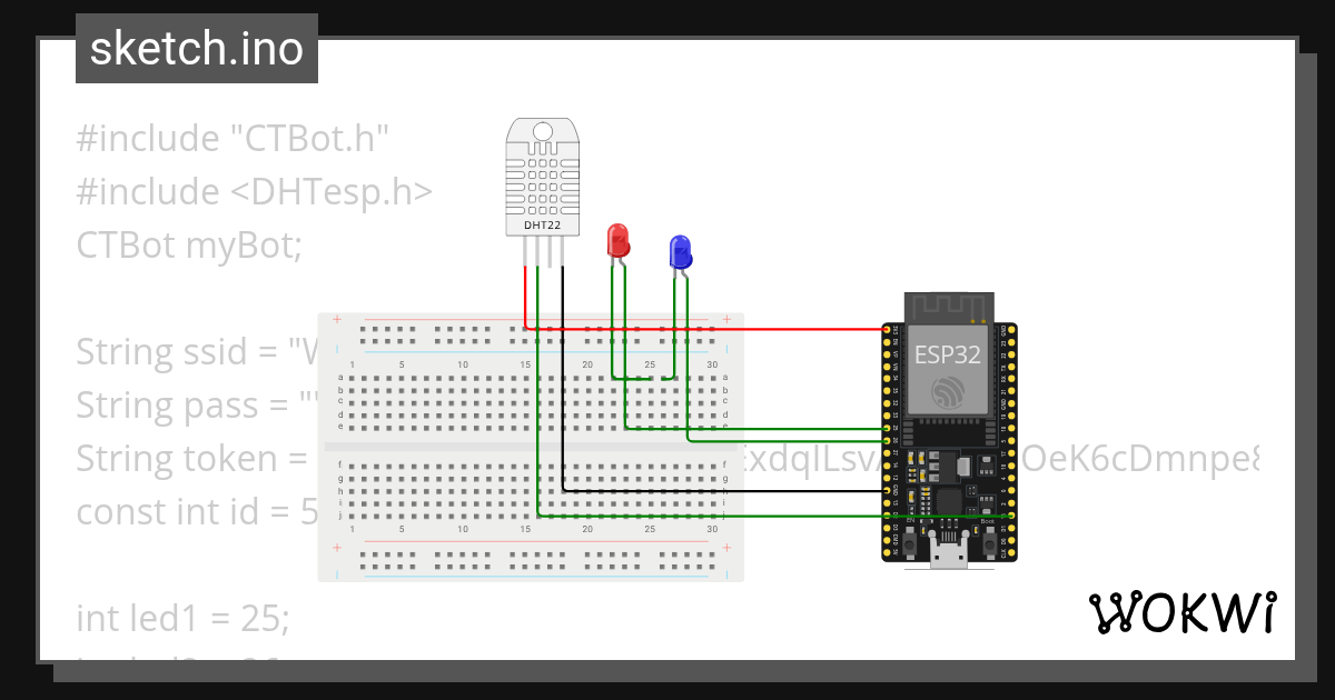 telegram - Wokwi ESP32, STM32, Arduino Simulator