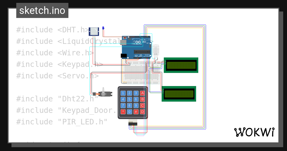 Lab1smarthome Wokwi Esp32 Stm32 Arduino Simulator 