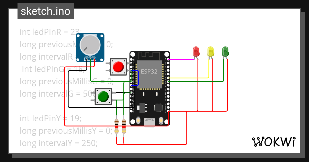 Lab4 Part 1 Wokwi Esp32 Stm32 Arduino Simulator 