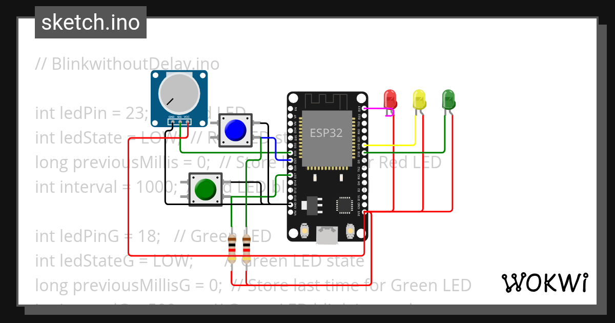 Wokwi - Online ESP32, STM32, Arduino Simulator