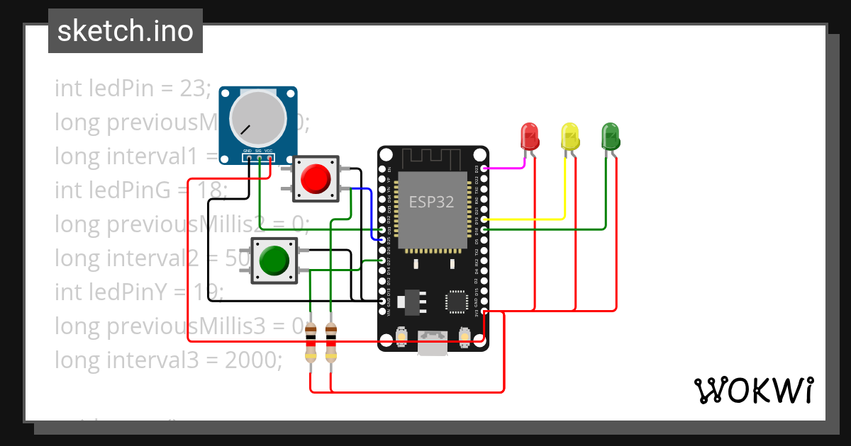 lab4 Part 3 - Wokwi ESP32, STM32, Arduino Simulator lab4 Part 3 - Wokwi ESP32, STM32, Arduino Simulator