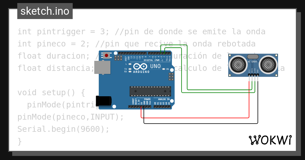 Aproximidad Wokwi Esp32 Stm32 Arduino Simulator