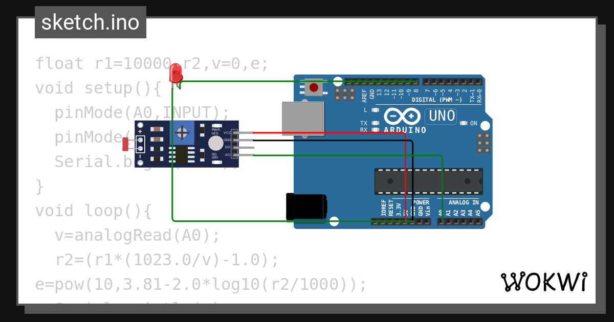 ldr LED - Wokwi ESP32, STM32, Arduino Simulator ldr LED - Wokwi ESP32, STM32, Arduino Simulator