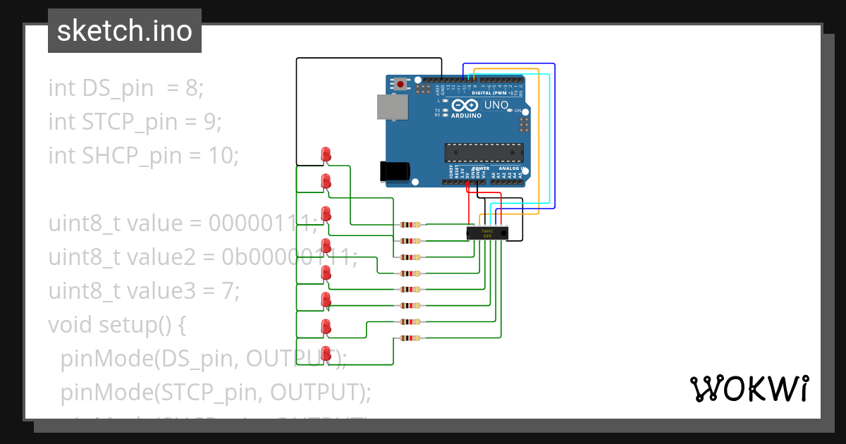 Testleds Wokwi Esp32 Stm32 Arduino Simulator
