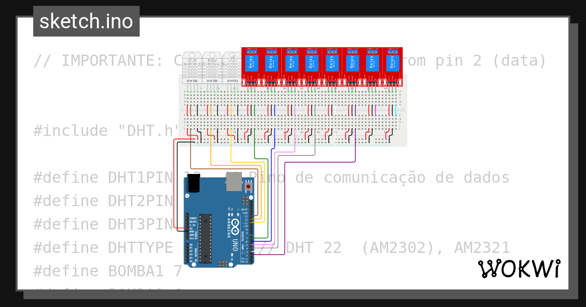 Estufa Wokwi Esp32 Stm32 Arduino Simulator