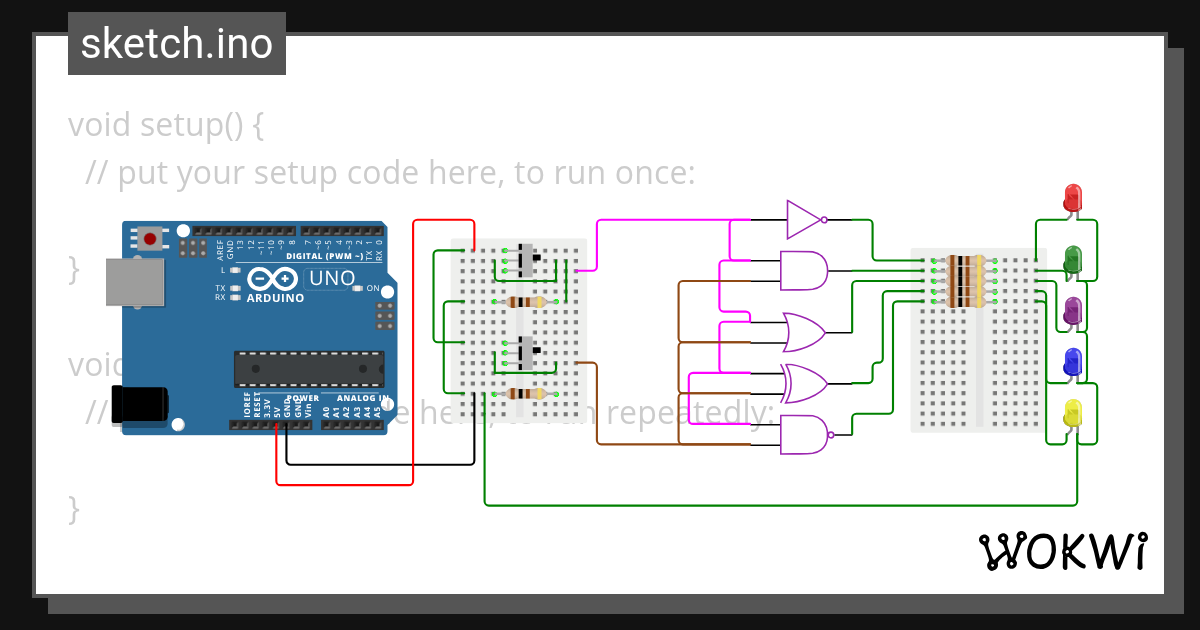 Cto 009 Compuertas Lo Gicas Wokwi Esp32 Stm32 Arduino Simulator 8530