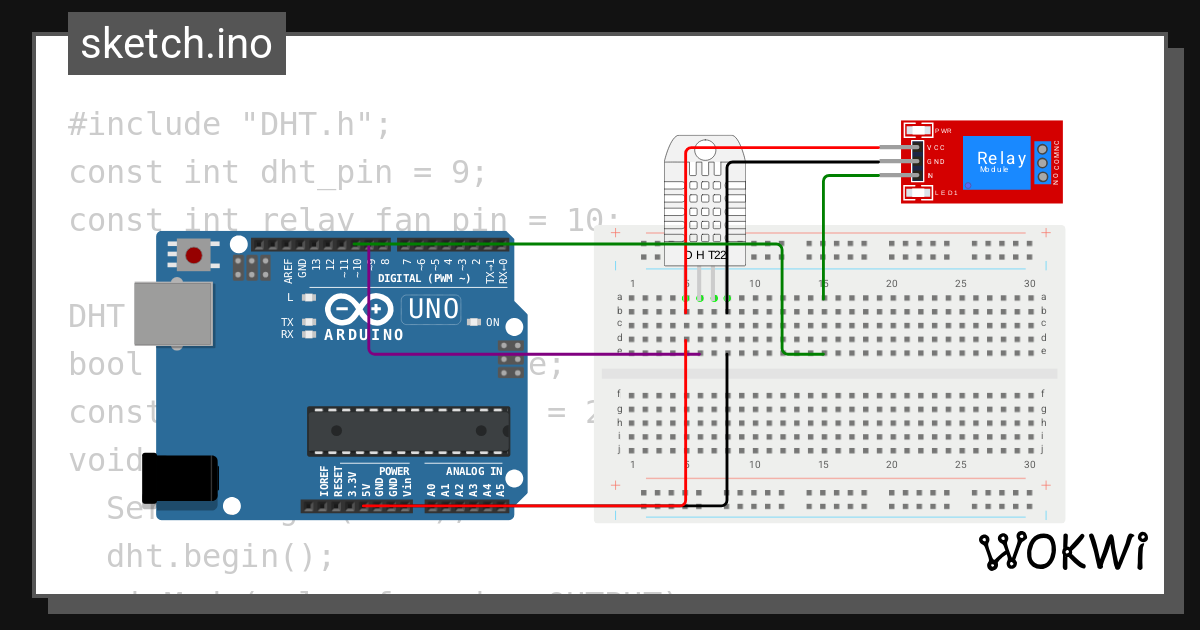 Cooling System Wokwi Esp32 Stm32 Arduino Simulator