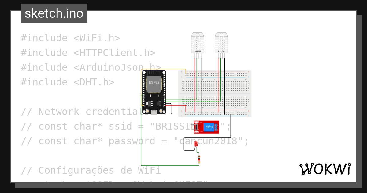 Coleta Temperatura E Umidade Tago Minicurso Fatec Copy 2 Wokwi Esp32 Stm32 Arduino 