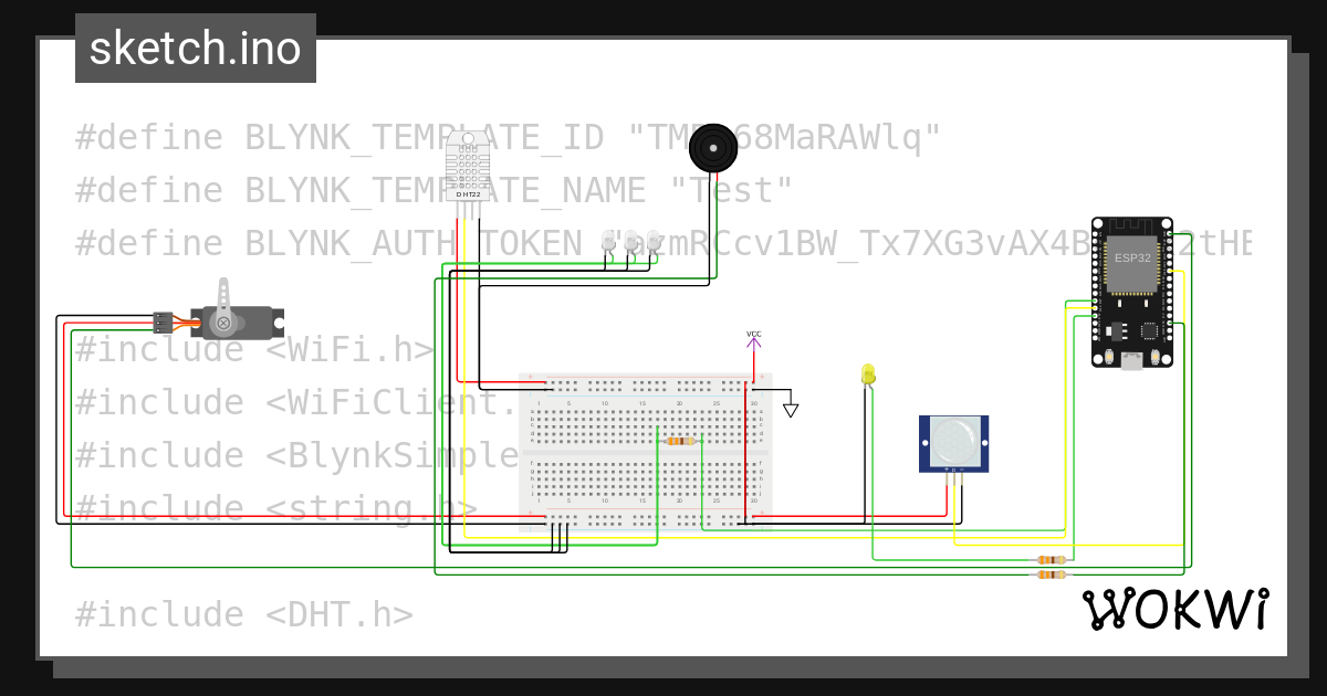 Smart Home Wokwi Esp32 Stm32 Arduino Simulator