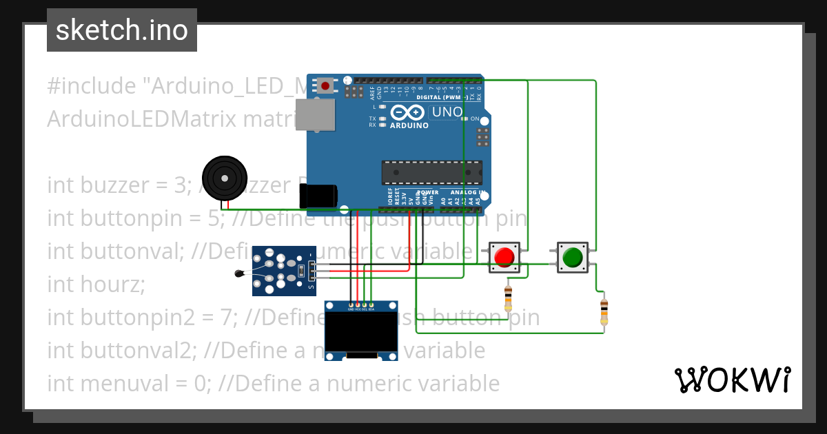 Temp Clock Buz Wokwi Esp32 Stm32 Arduino Simulator 4939