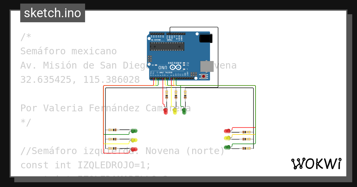 Semáforo Mx Vfc Wokwi Esp32 Stm32 Arduino Simulator