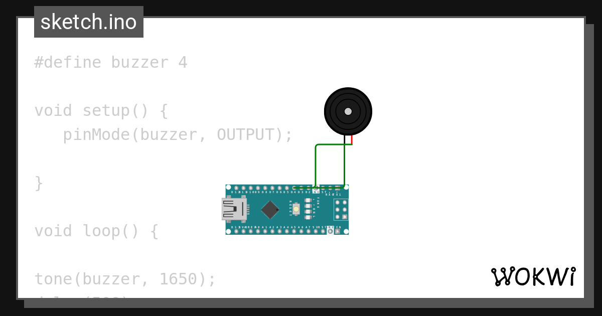 Buzzer Tractor Delay Wokwi Esp32 Stm32 Arduino Simulator