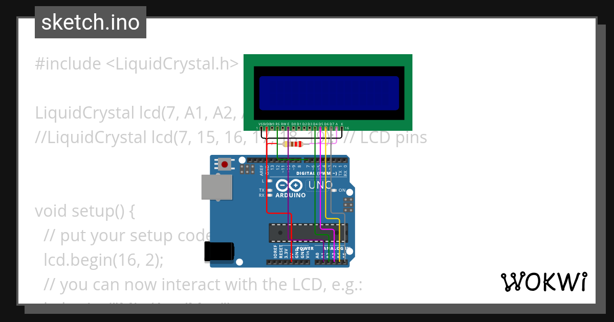LCD_analog - Wokwi ESP32, STM32, Arduino Simulator