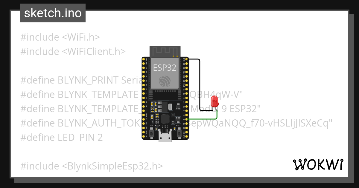TP Modul 9 - Wokwi ESP32, STM32, Arduino Simulator