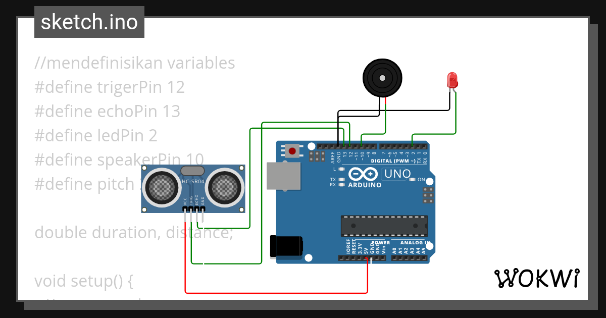 Theft Alarm Simulation Wokwi Esp32 Stm32 Arduino Simulator