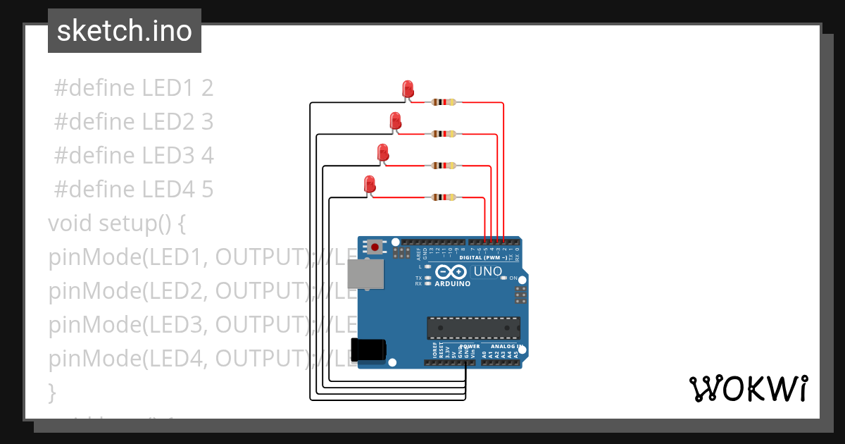 Lab2-1 - Wokwi ESP32, STM32, Arduino Simulator