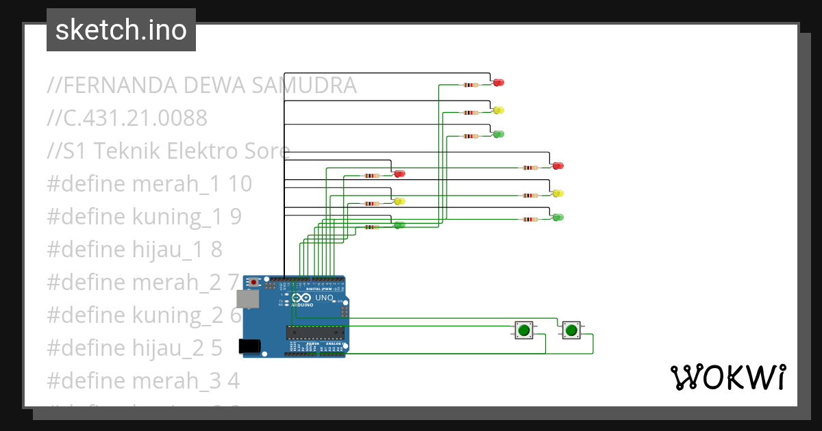 tugas_mikrokontroler_lampu lalu lintas Copy - Wokwi ESP32, STM32, Arduino Simulator