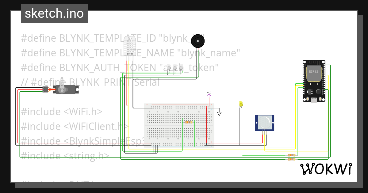 Smart_home - Wokwi ESP32, STM32, Arduino Simulator