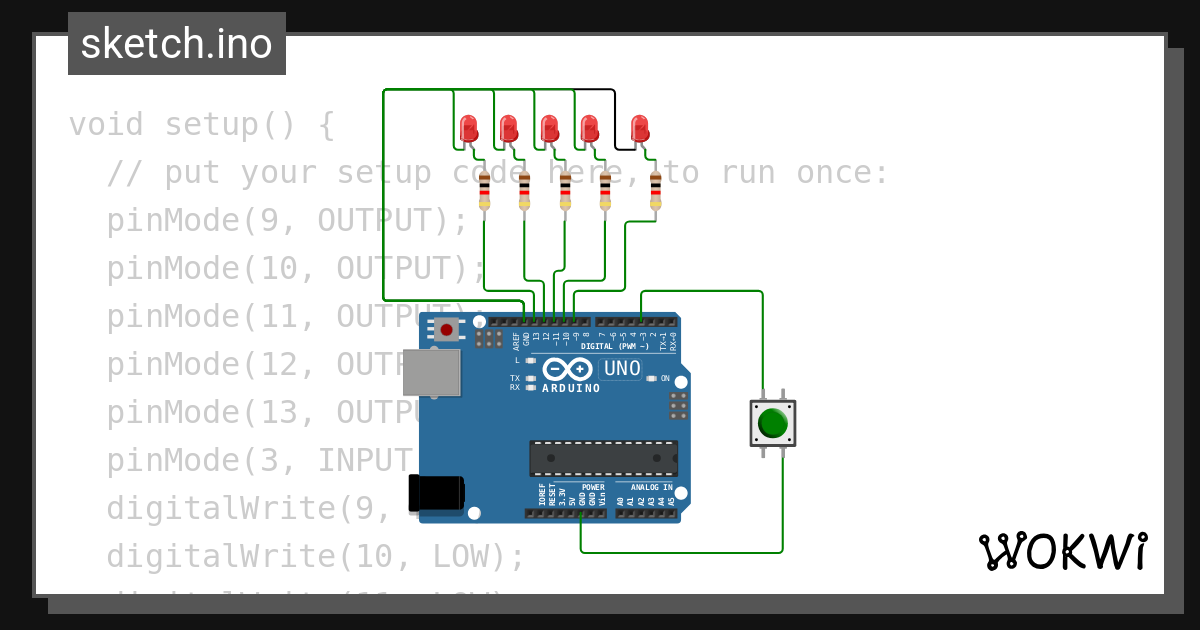 Aula 01 Sinalização Partida F1 Wokwi Esp32 Stm32 Arduino Simulator 6974