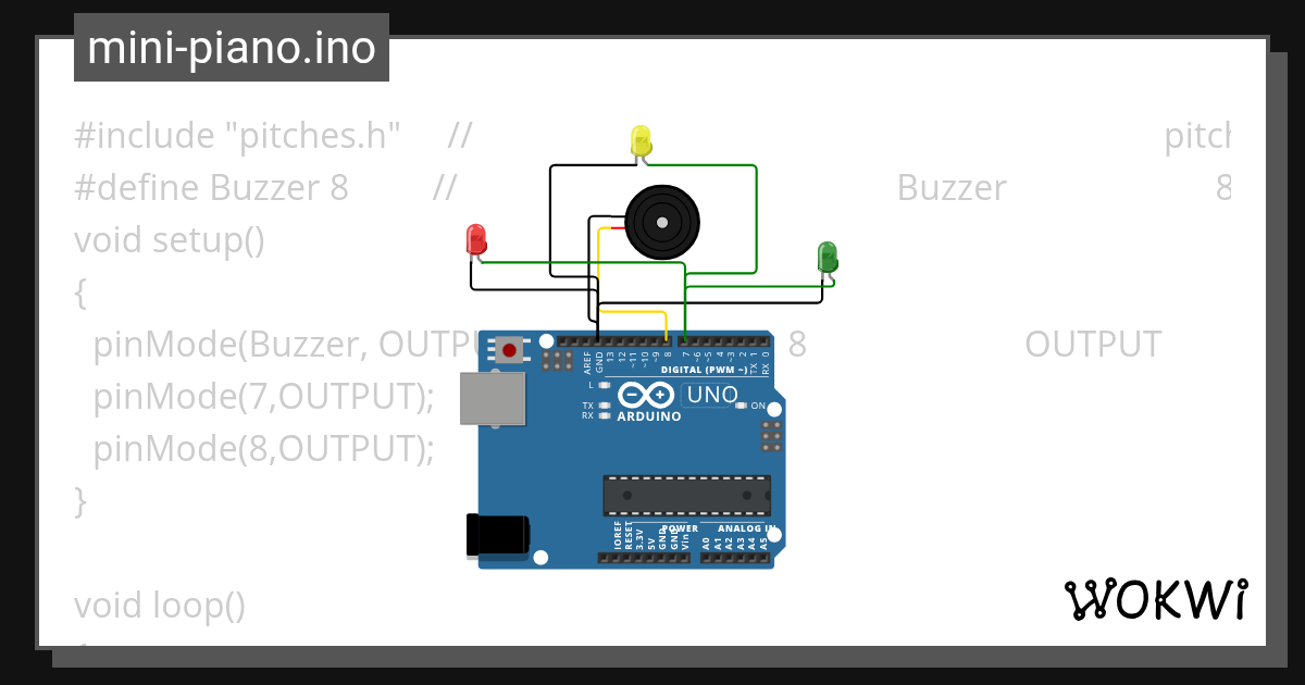 LAB Music J.PATANA - Wokwi ESP32, STM32, Arduino Simulator