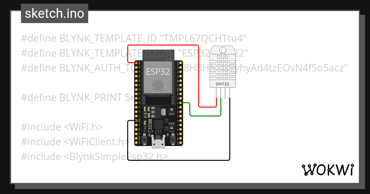 Monitoring Suhu dan Kelembaban OktaTNU 28 - Wokwi ESP32, STM32, Arduino Simulator
