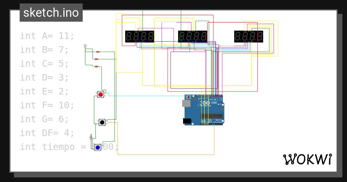 Relojino Wokwi Esp32 Stm32 Arduino Simulator