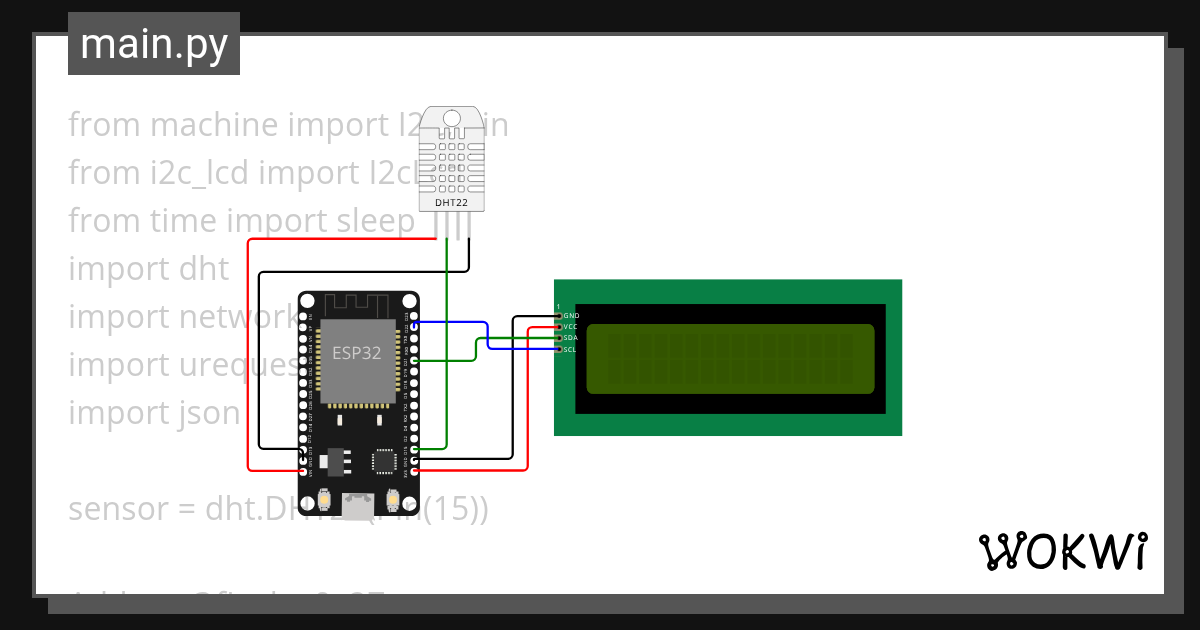 DHT con pantalla para la actividad 3.1 Copy (2) - Wokwi ESP32, STM32 ... DHT con pantalla para la actividad 3.1 Copy (2) - Wokwi ESP32, STM32 ...
