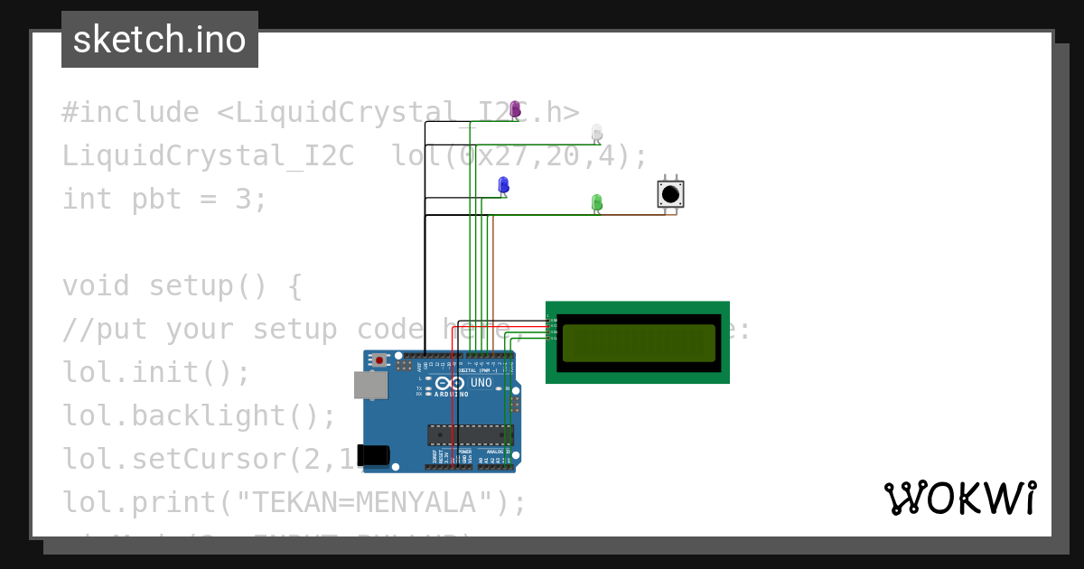 Led Dan Push Copy Wokwi Esp32 Stm32 Arduino Simulator 2123