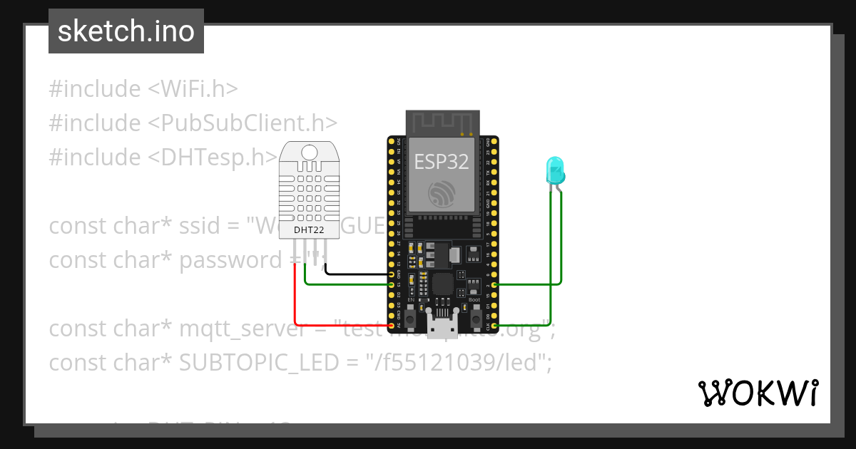 Percobaan_5 - Wokwi ESP32, STM32, Arduino Simulator