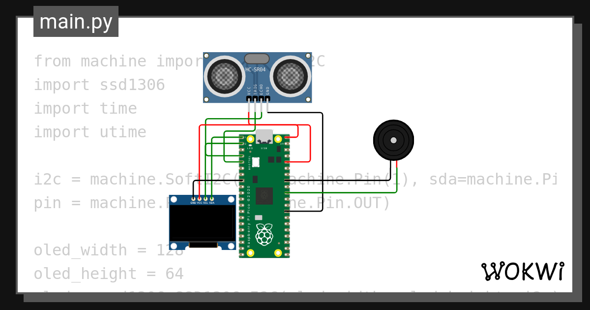 Distance Checker Wokwi Esp32 Stm32 Arduino Simulator