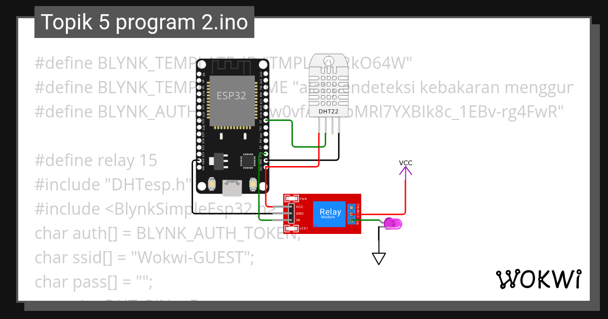 dht22 & relay Copy (2) - Wokwi ESP32, STM32, Arduino Simulator