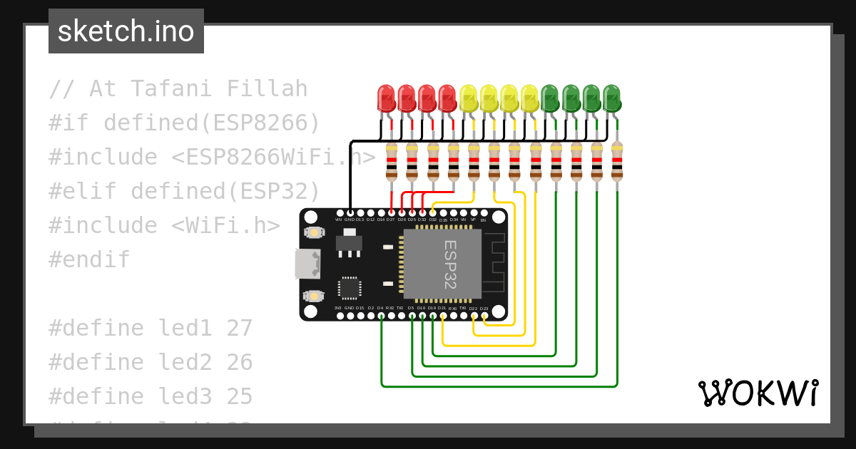 Challenge 1 Wokwi Esp32 Stm32 Arduino Simulator