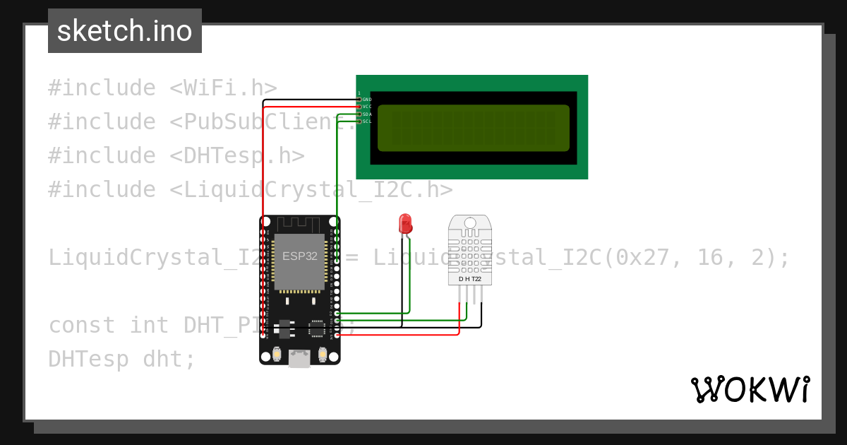 Dht Mqtt Bài Tập 2 Copy 3 Wokwi Esp32 Stm32 Arduino Simulator 5098