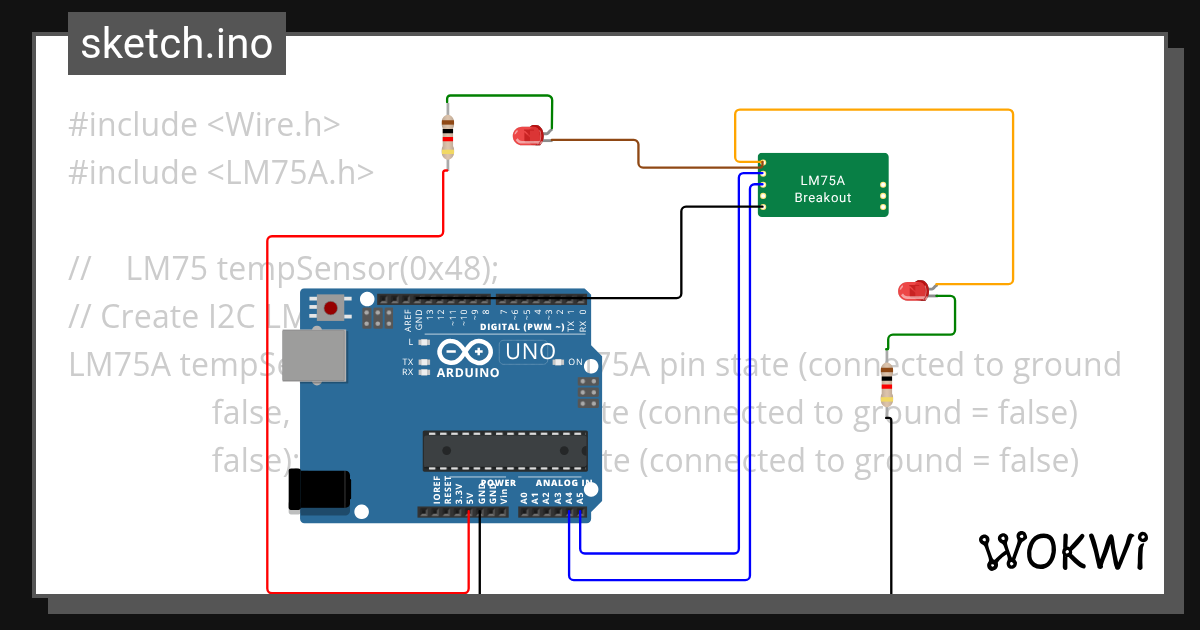 LM75 mit 2 LED im Comparator-Modus Kühlung aktiviern copy Copy - Wokwi ESP32, STM32, Arduino ...