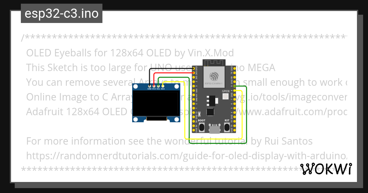 esp32-c3 mini - Wokwi ESP32, STM32, Arduino Simulator
