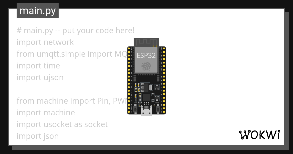 ESP32 PDS - Wokwi ESP32, STM32, Arduino Simulator