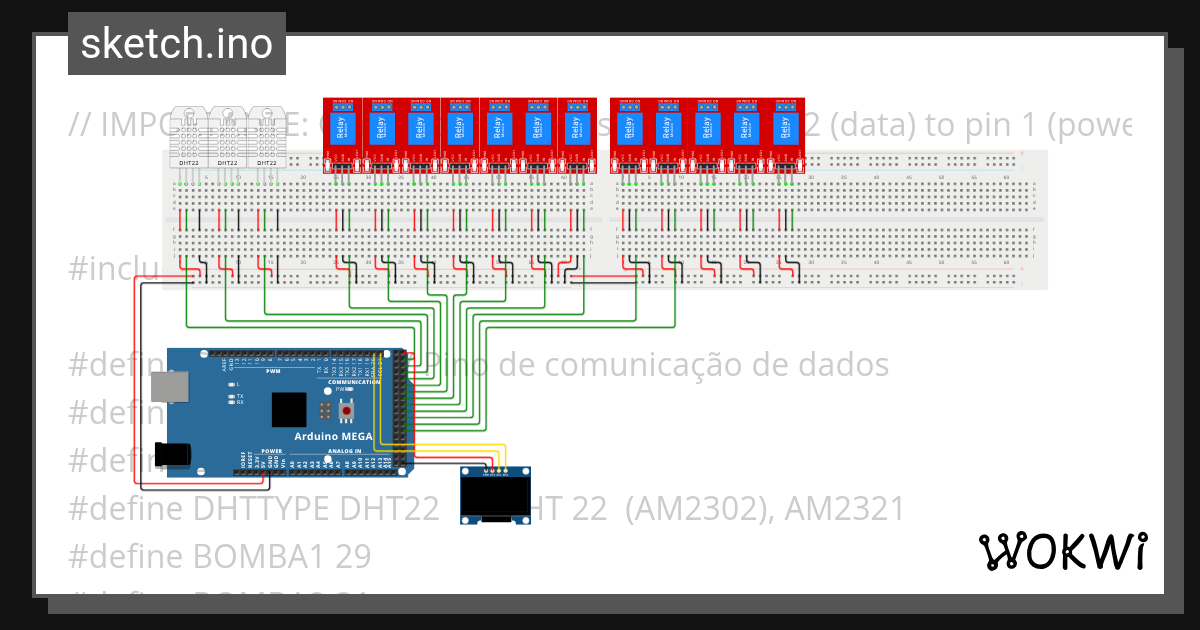 Estufa 2.0 - Wokwi ESP32, STM32, Arduino Simulator