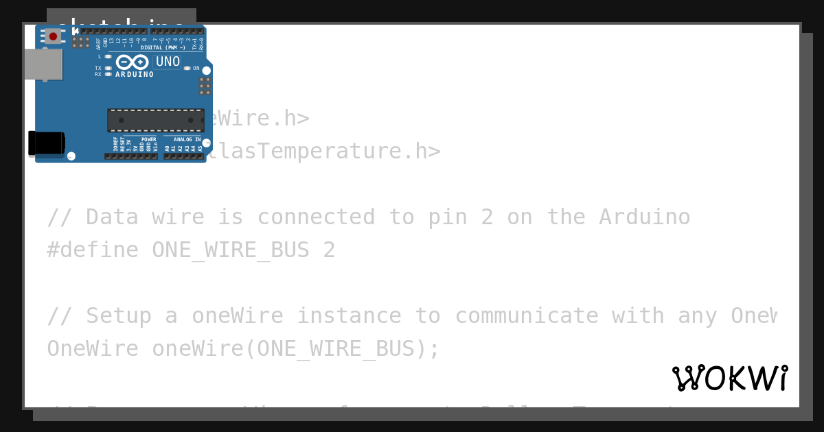 Dallas Ds18b20 Example Bonnyr Copy Wokwi Esp32 Stm32 Arduino Simulator 5643