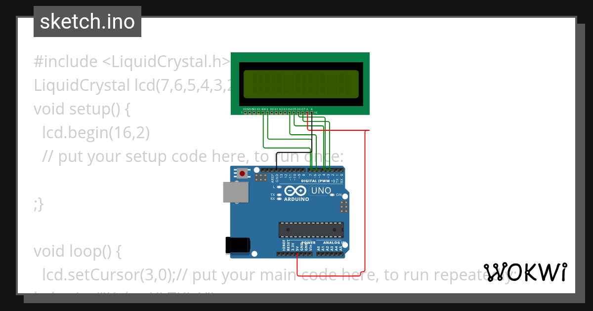 Runing Text Wokwi Esp32 Stm32 Arduino Simulator