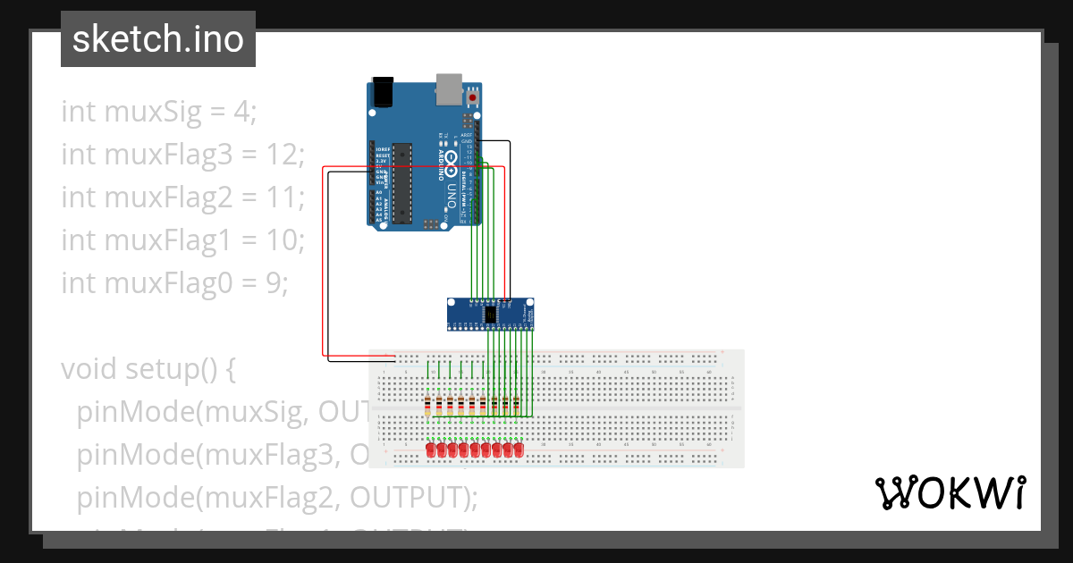 Multiplexer Udah Jalan Anj Wokwi Esp32 Stm32 Arduino Simulator