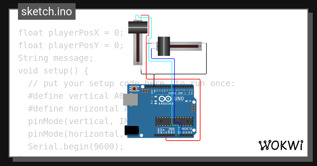 Playermovement With Slider Wokwi Esp32 Stm32 Arduino Simulator