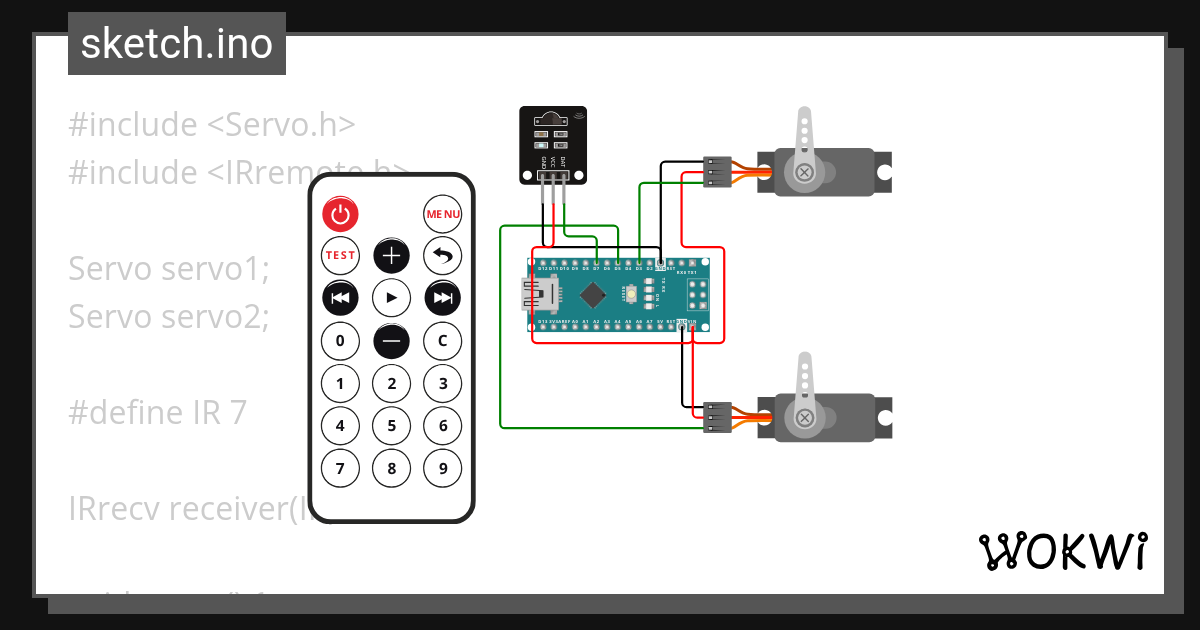 Car Wokwi Esp32 Stm32 Arduino Simulator 
