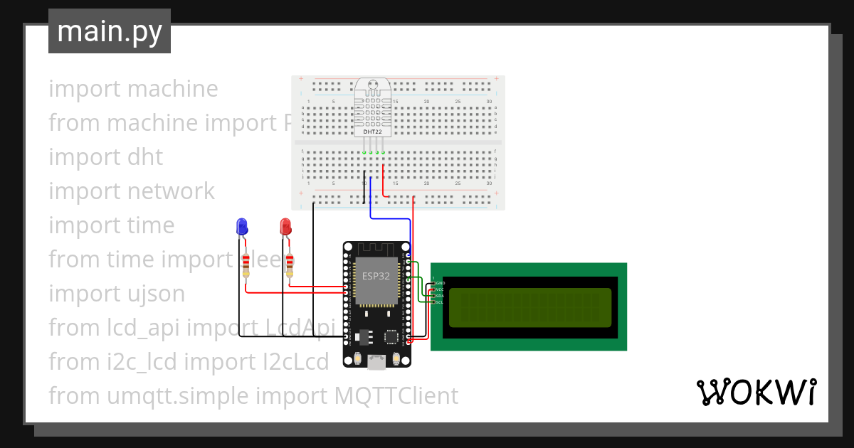 MQTT - Wokwi ESP32, STM32, Arduino Simulator